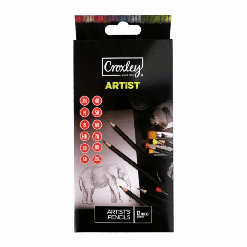 Croxley Artist Sketch Pencil Set 12pc | Speciality Stationery