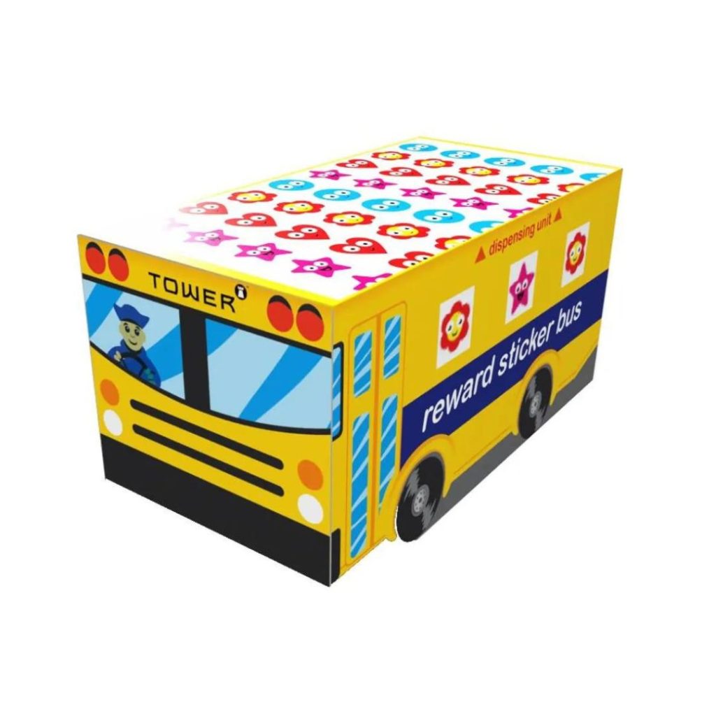 Tower School Bus Chart Stickers 3150 Labels | Speciality Stationery