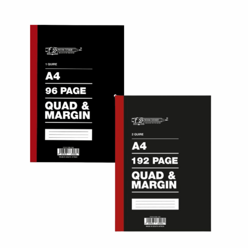 A4 Quad Ruled Hardcover Counter Books | Speciality Stationery
